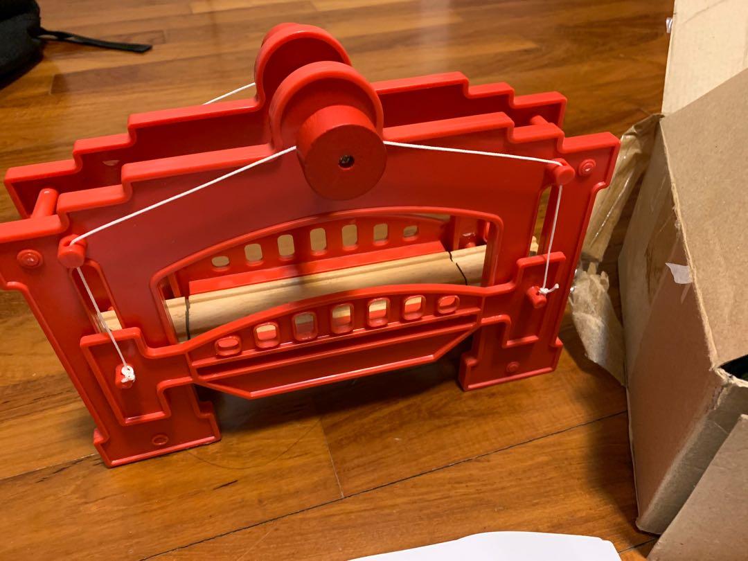 Circo 120 piece wooden train set with drawbridge, Hobbies & Toys, Toys ...