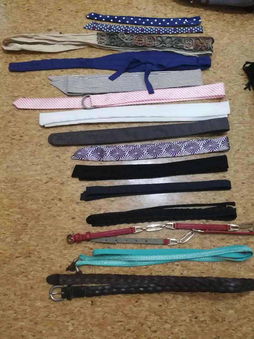 Cloth belts, Women's Fashion, Watches & Accessories, Belts on Carousell