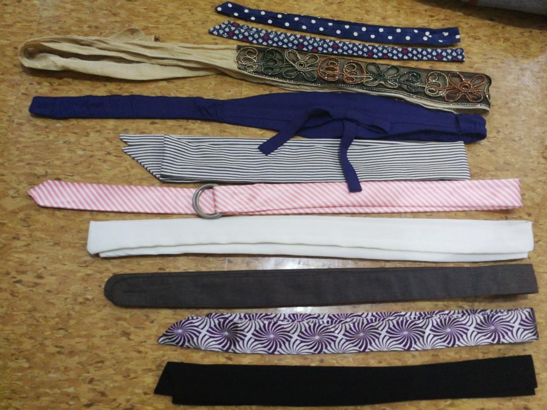 Cloth belts, Women's Fashion, Watches & Accessories, Belts on Carousell