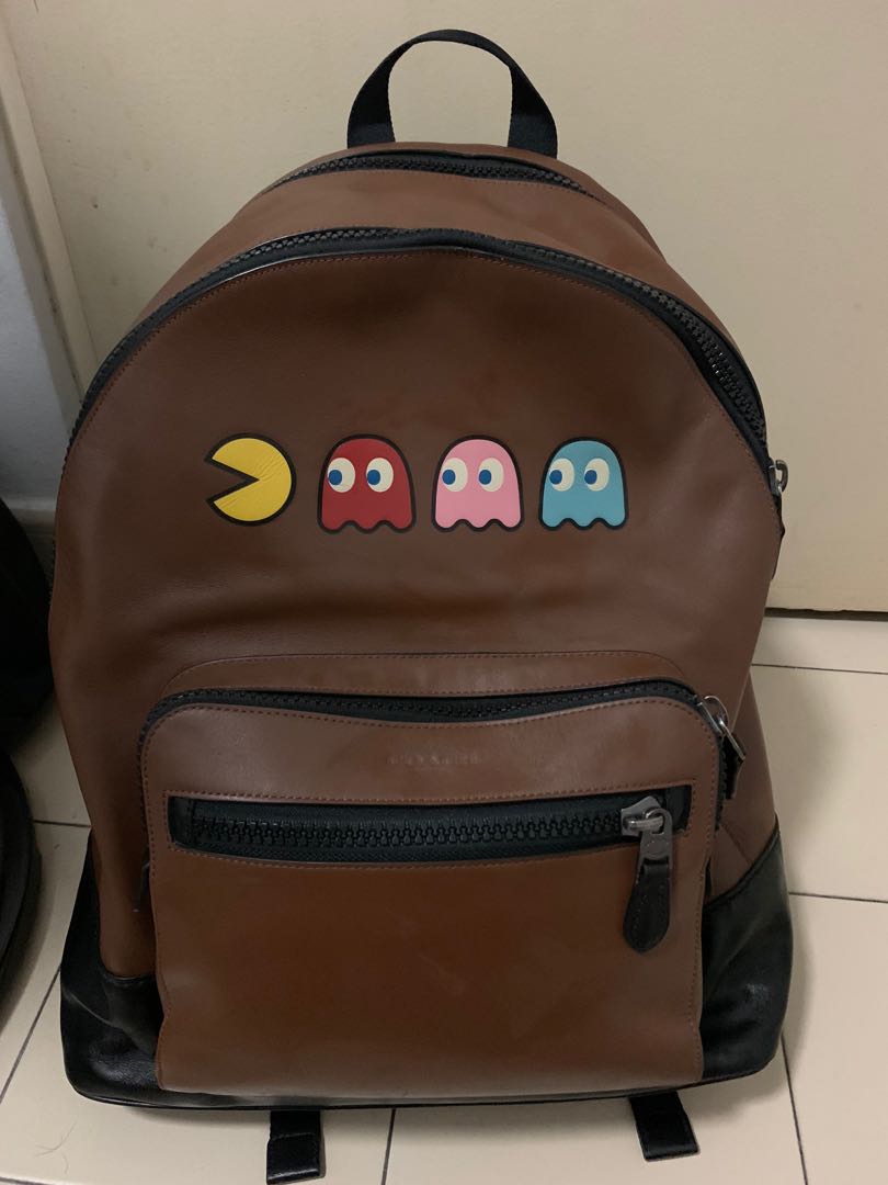 Coach Pac-Man Backpack Limited Edition, Luxury, Bags & Wallets on Carousell