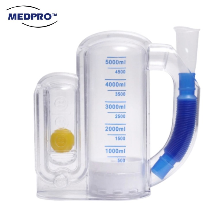 Deep Breathing Exerciser Incentive Spirometer 5000mls, Assistive ...