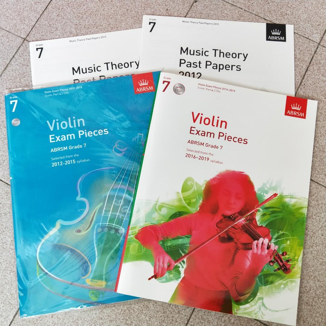 Grade 7 Violin Exam Pieces with FREE Theory Paper, Hobbies & Toys ...