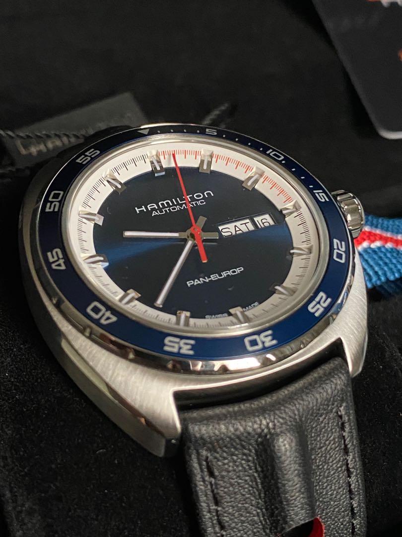 Hamilton American Classic Pan Europ Day Date Automatic, Men's Fashion ...