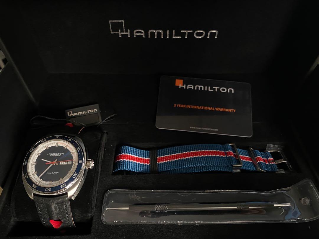 Hamilton American Classic Pan Europ Day Date Automatic, Men's Fashion ...