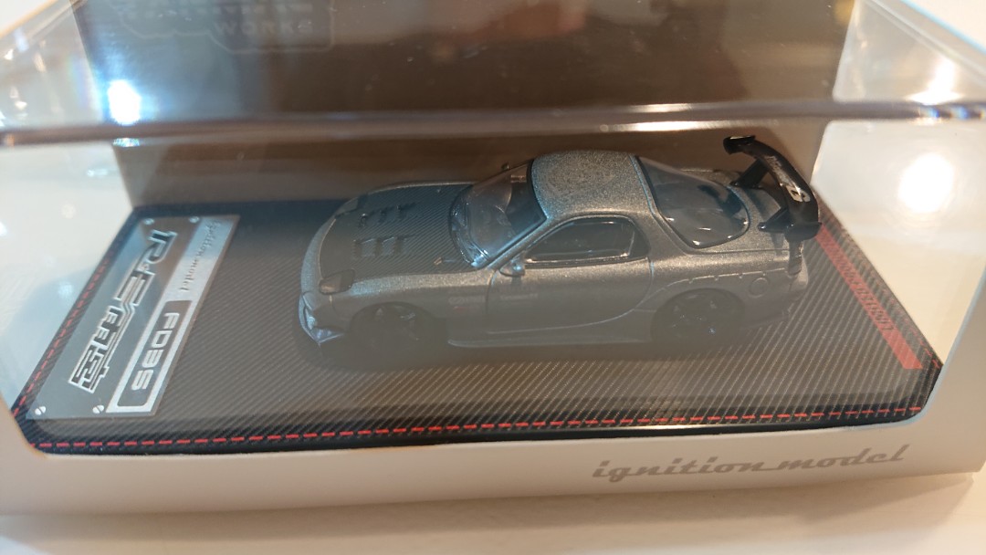Ignition model 1/64 mazda Rx-7 (FD3S) RE Amemiya Titanium Gray *Tarmac works exclusive edition ...