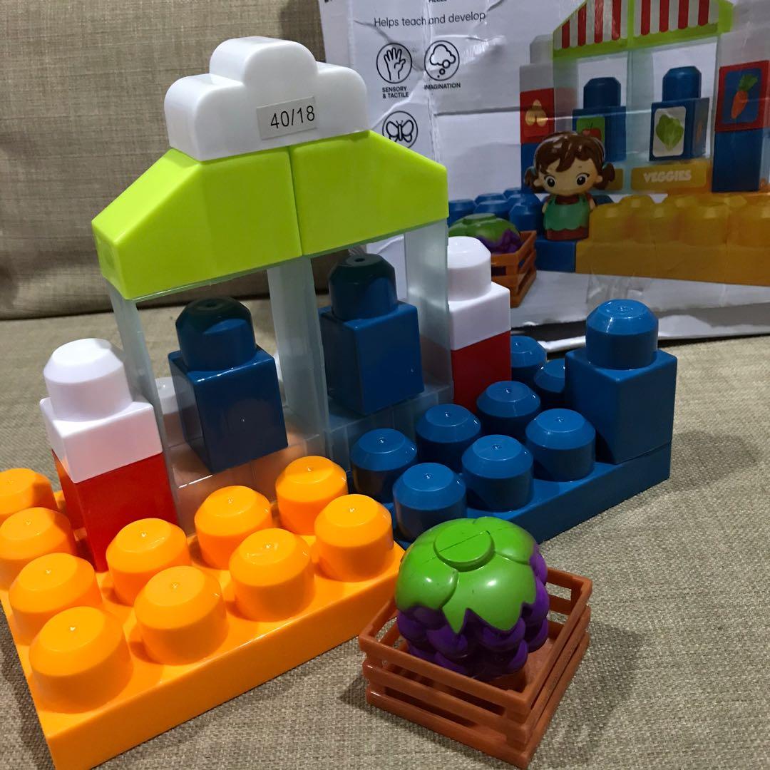 mega block anko market, Toys & Games, Blocks & Building Toys on Carousell