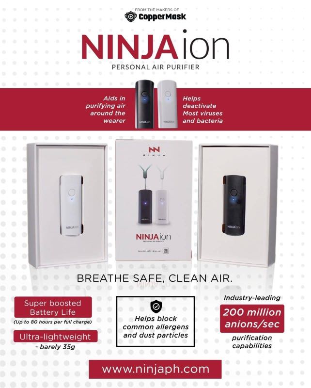 Ninja Ion Personal Purifier, Commercial & Industrial, Industrial ...