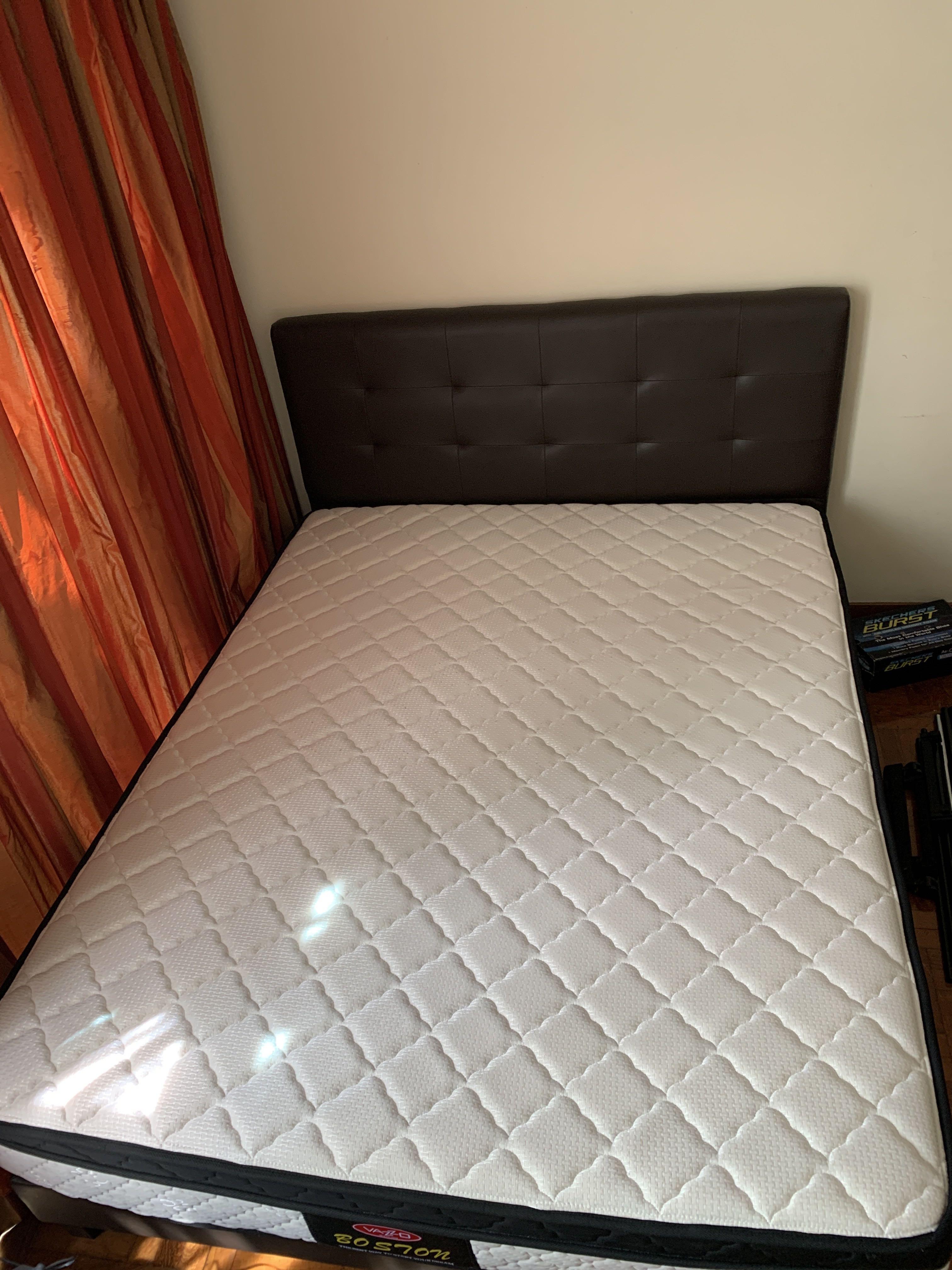 Otho Package: Boston 10'' Euro Top Double Offset Coil Mattress ...
