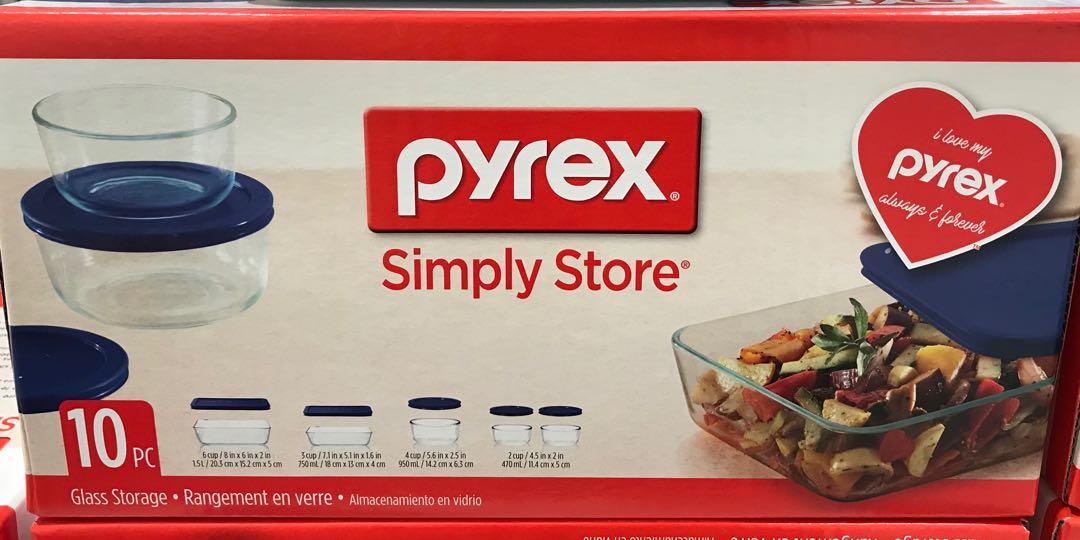 Pyrex 10-pc Container, Furniture & Home Living, Kitchenware & Tableware ...
