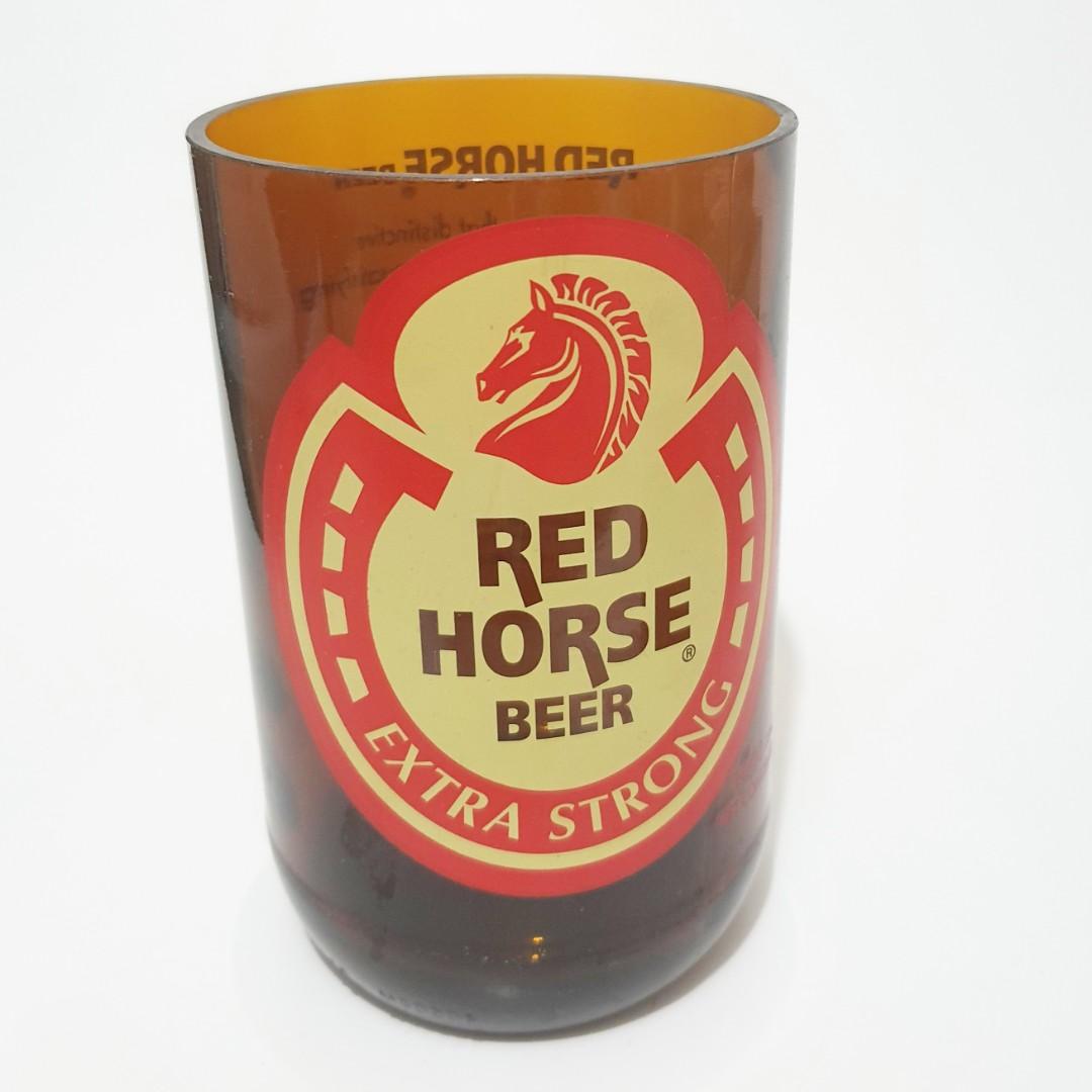 Vintage Le Cheval Rouge Red Horse Glass Tobacciana Ashtrays ...