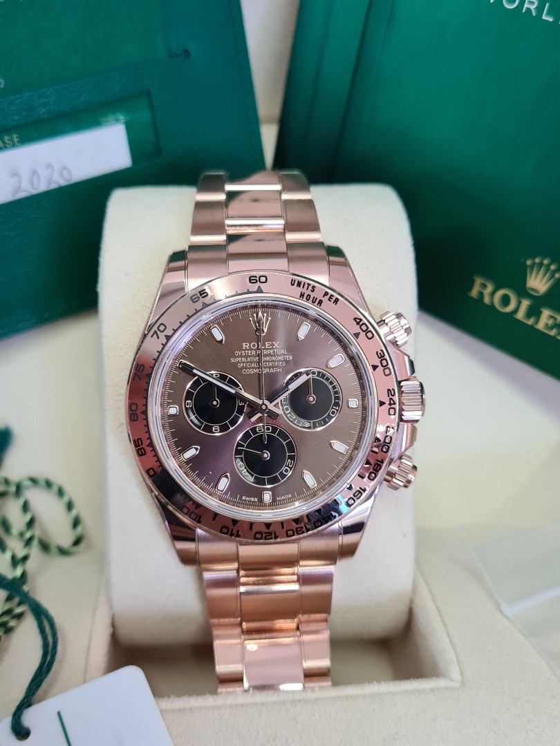Rolex Daytona full Everose Gold 116505, Luxury, Watches on Carousell