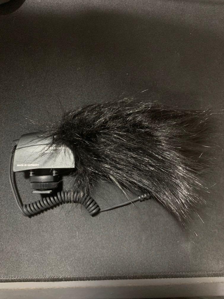 Sennheiser MKE400 Shotgun Microphone with deadcat, Photography, Video ...