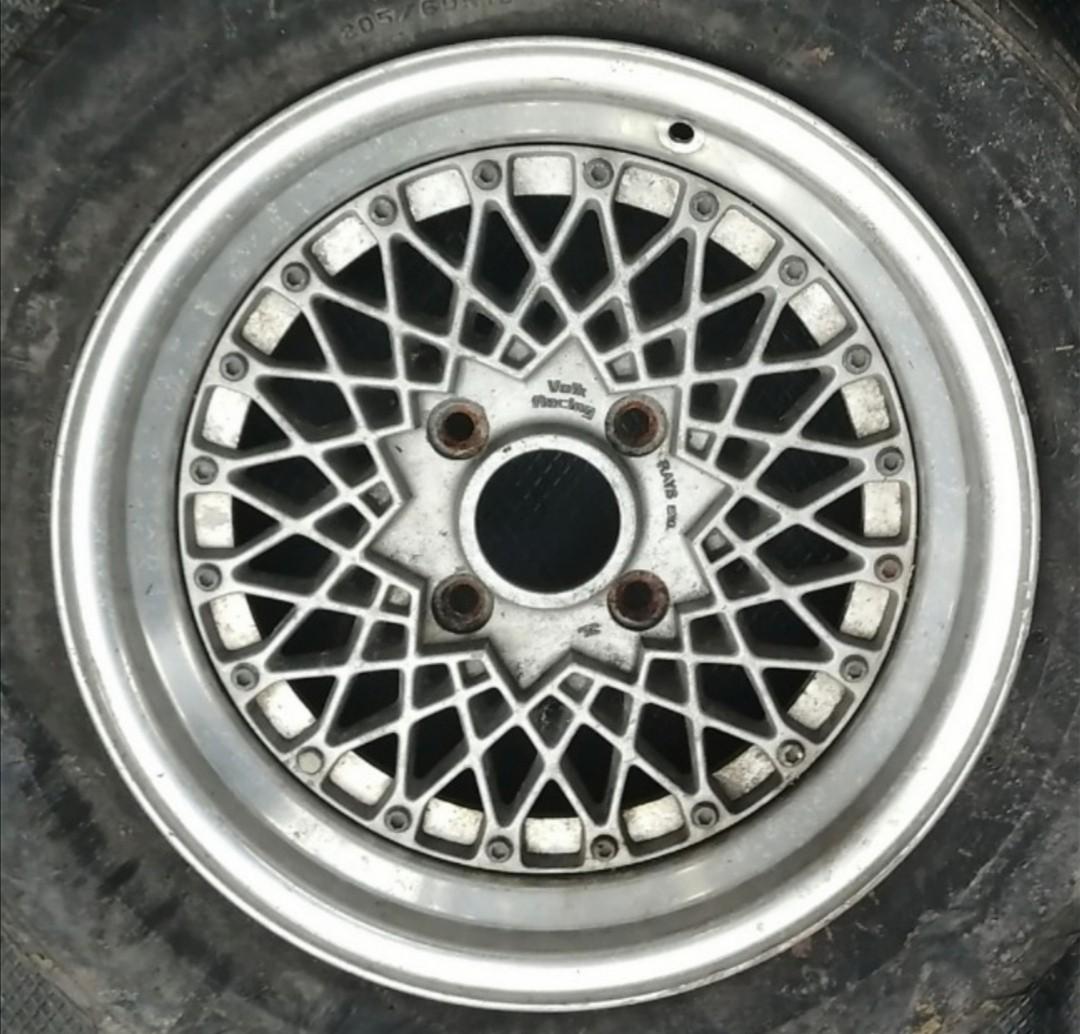 Sport Rim Volk Racing Size 15inchi Sebiji Sahaja Datsun Ke70 kp60 ae86 ...