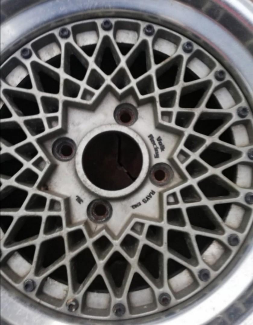 Sport Rim Volk Racing Size 15inchi Sebiji Sahaja Datsun Ke70 kp60 ae86 ...