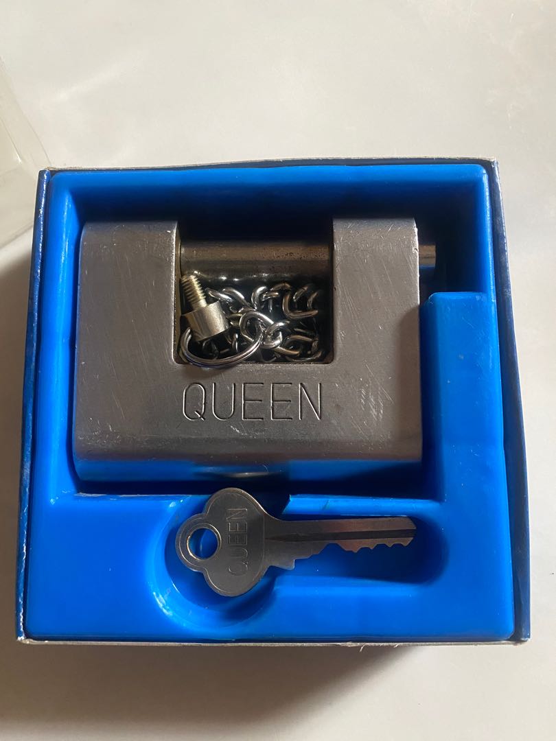 Used Queen padlock, Everything Else on Carousell