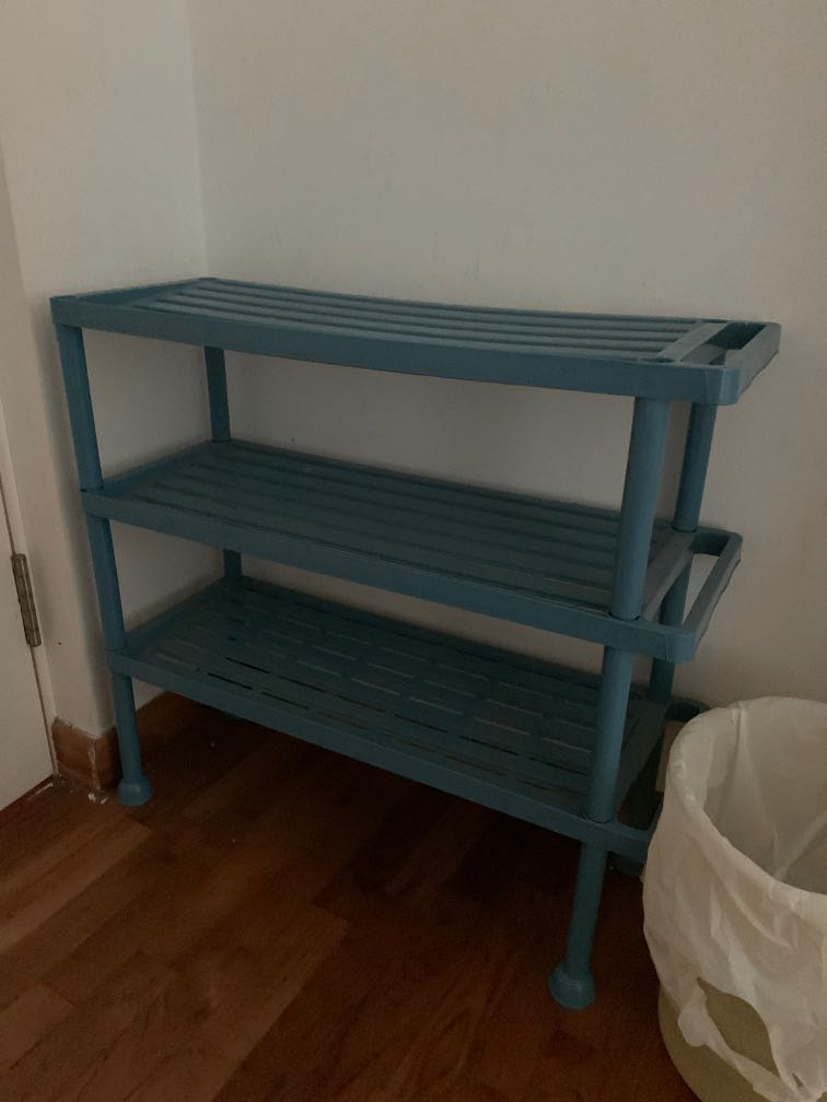Used shoe rack, Furniture & Home Living, Furniture, Shelves, Cabinets ...