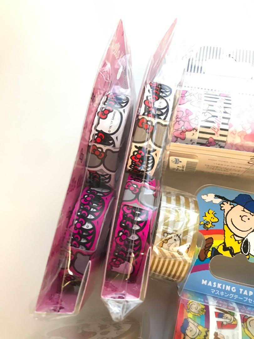 日本 USJ masking tape (Minions, Hello Kitty, Snoopy, Sesame Street), 興趣及 ...