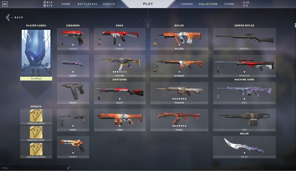 Valorant Account with max level skins, Video Gaming, Gaming Accessories ...