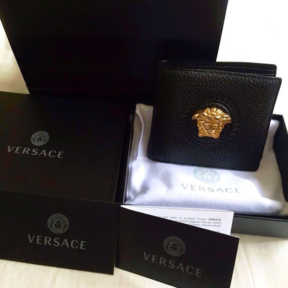 Versace Medusa Head Bifold Wallet, Luxury, Bags & Wallets on Carousell