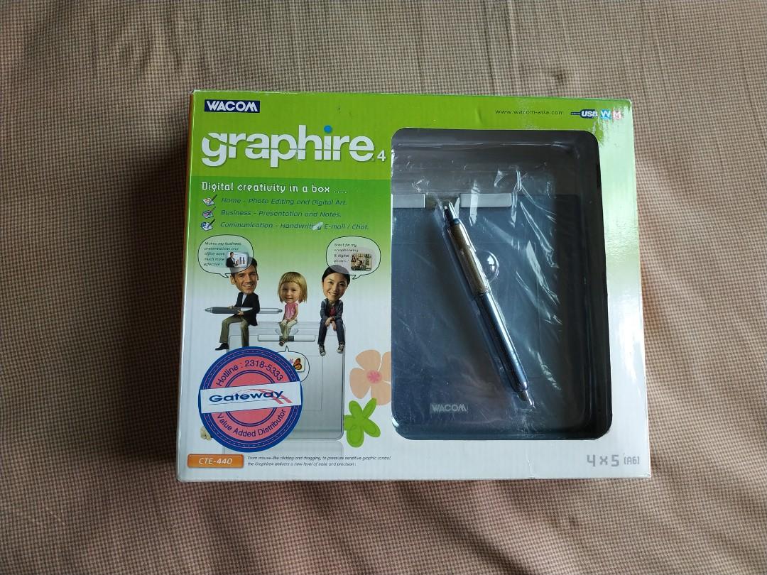WACOM Graphire 4 數位繪圖板 CTE-440 4 x 5 功能正常 手繪板 手寫板, 電腦＆科技, 手提電腦 - Carousell
