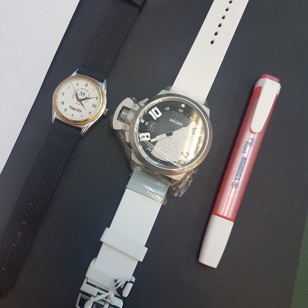 Welder K-24 White Left Handed Automatic Watch, Luxury, Watches on Carousell