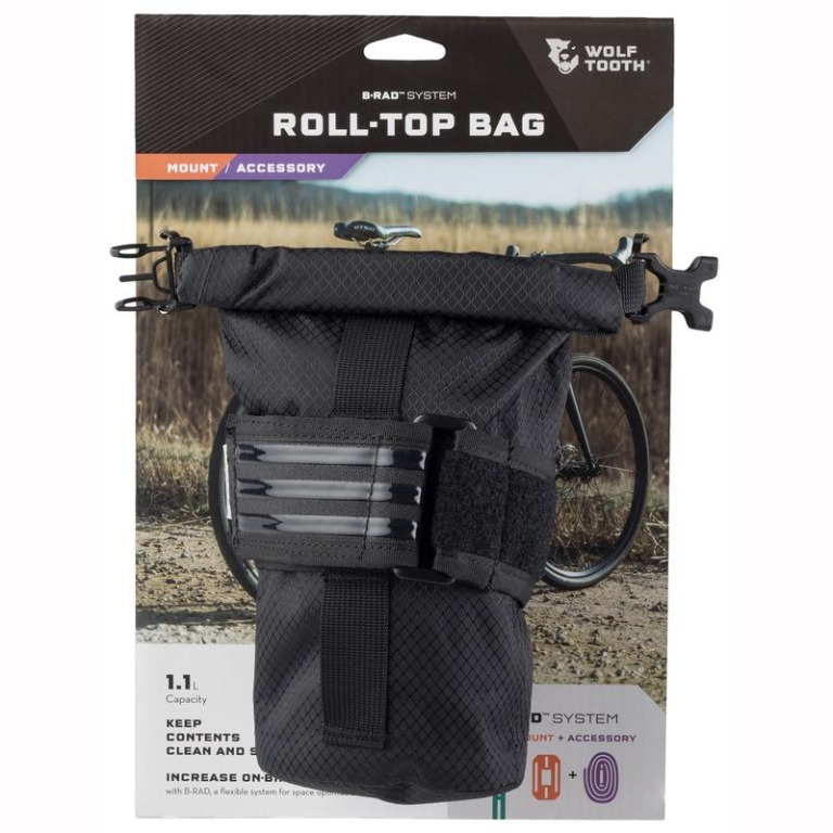 Wolf Tooth B-Rad Roll Top Bag/ Tool Bag 1.1L, Bicycles & PMDs, Parts ...