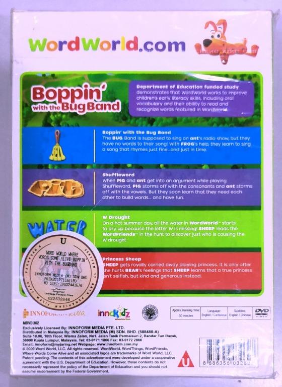 WordWorld Where Words Come Alive - Boppin' With The Bug Band DVD ...