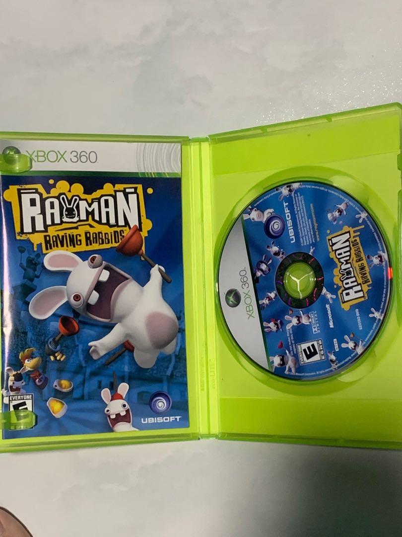 XBOX 360 Rayman Raving Rabbids, Video Gaming, Video Games, Xbox on ...
