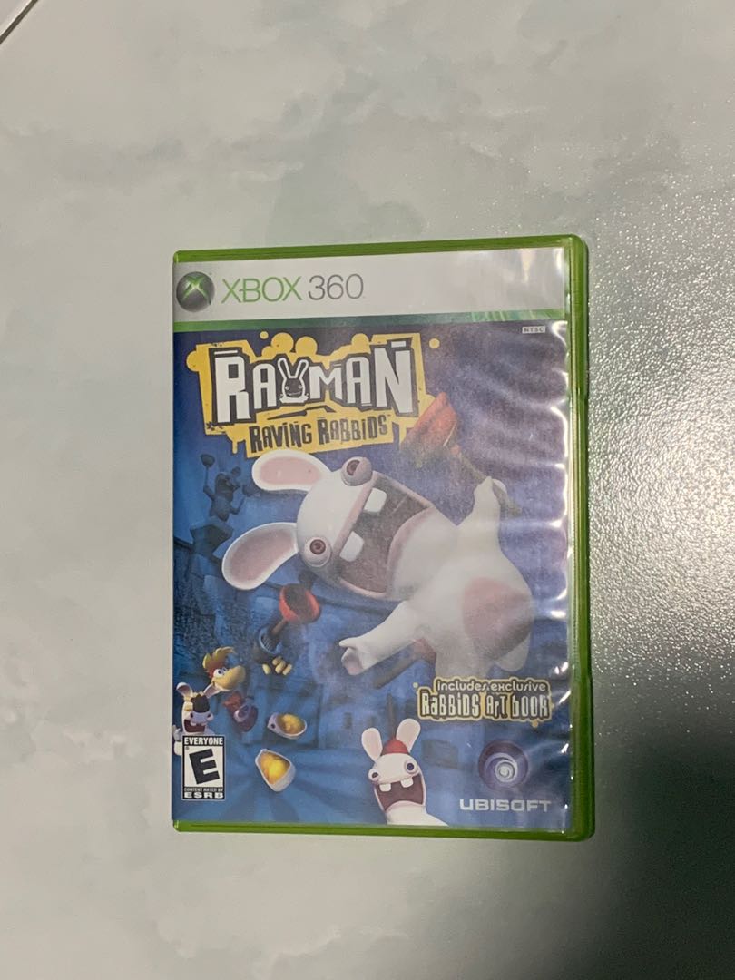 XBOX 360 Rayman Raving Rabbids, Video Gaming, Video Games, Xbox on ...