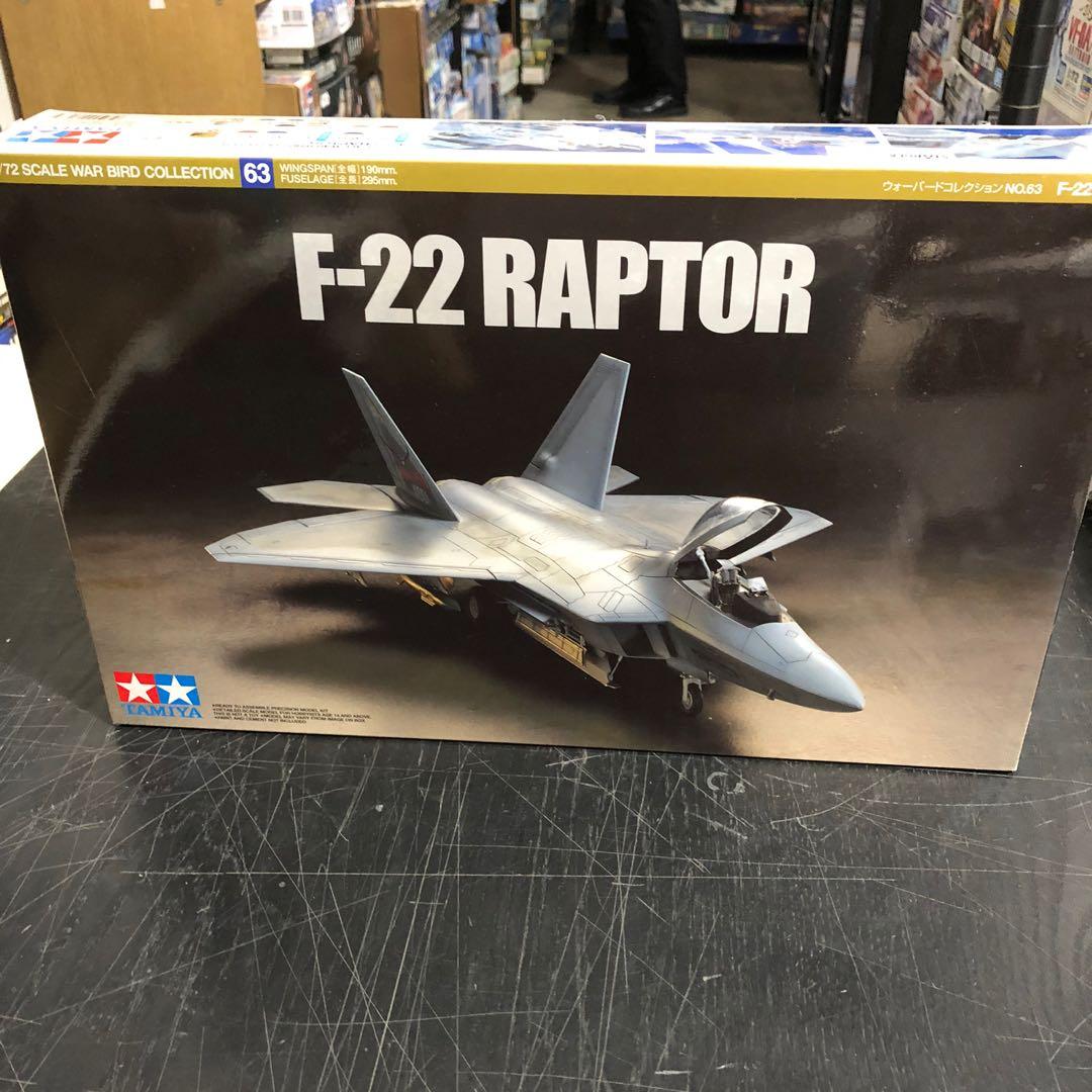 1/72 Tamiya F-22 Raptor Model Kit Sealed, Hobbies & Toys, Toys & Games ...