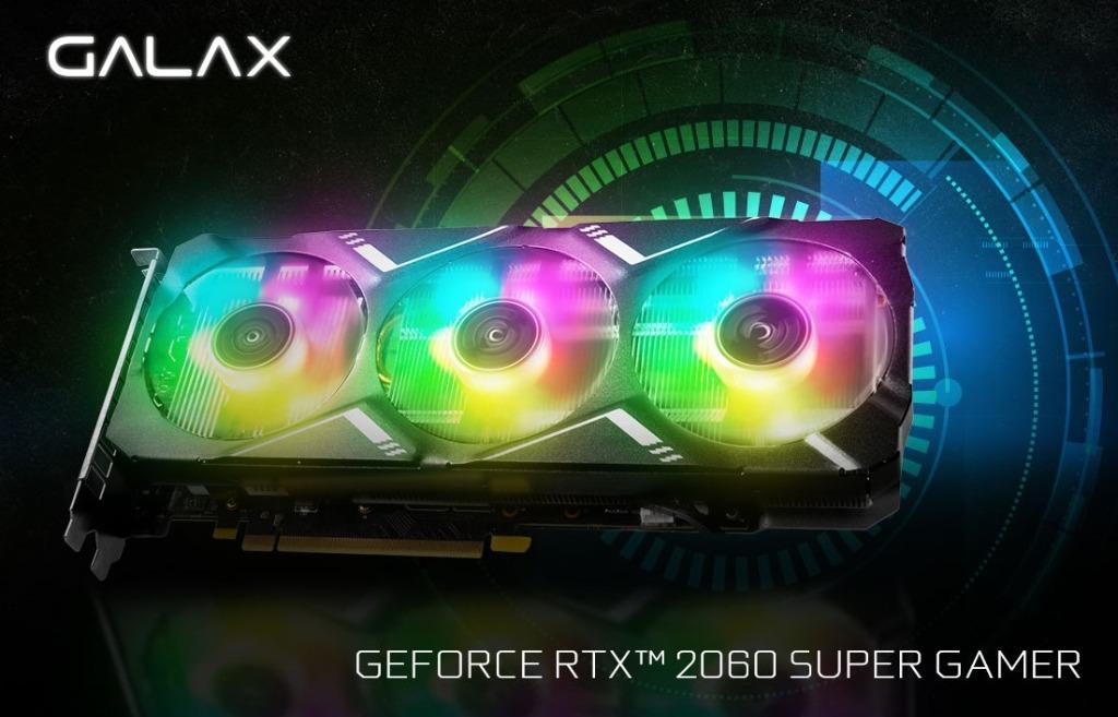 GALAX RTX 2060 Super Gamer 8GB Graphics Card - Triple Fan RGB ...
