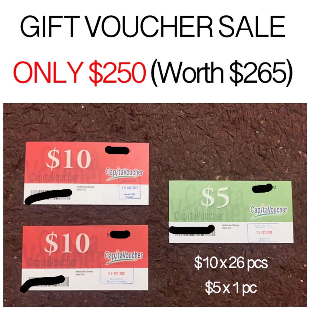 CapitaLand Vouchers Sale, Tickets & Vouchers, Vouchers on Carousell