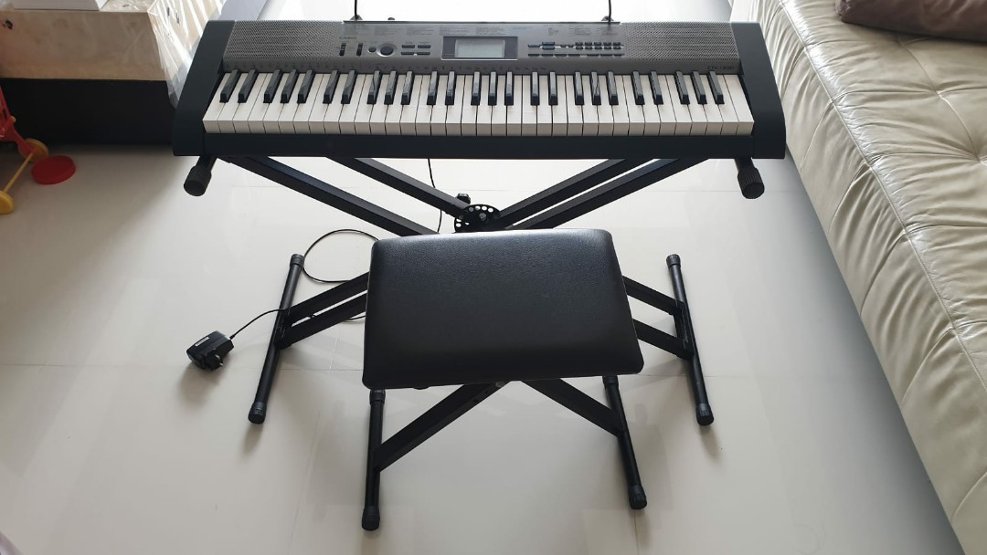 Casio Beginner Keyboard CX 1300 with Bench, Hobbies & Toys, Music ...