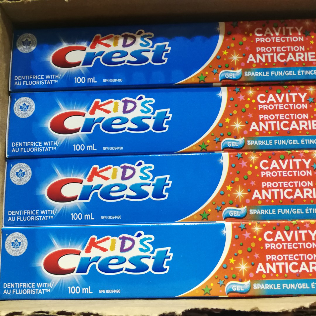 Crest Kids Gel Toothpaste Sparkle Fun 100ml, Babies & Kids, Bathing ...