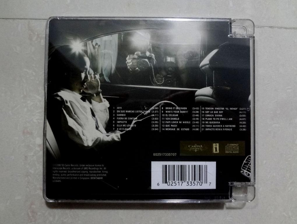 El Cartel CD The Big Boss - Daddy Yankee, Hobbies & Toys, Music & Media ...