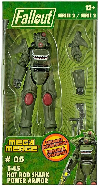 Fallout Mega Merge Series 2 - T-45 Hot Rod Shark Power Armor Action ...