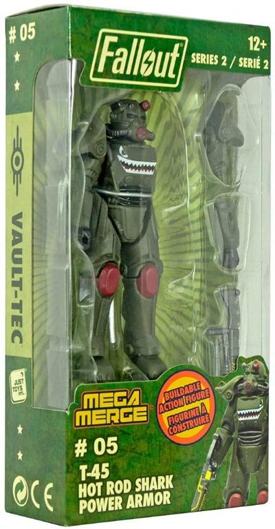 Fallout Mega Merge Series 2 - T-45 Hot Rod Shark Power Armor Action ...