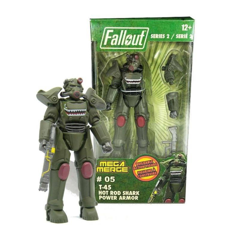 Fallout Mega Merge Series 2 - T-45 Hot Rod Shark Power Armor Action ...
