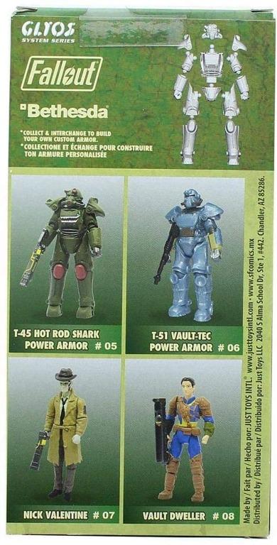 Fallout Mega Merge Series 2 - T-45 Hot Rod Shark Power Armor Action ...