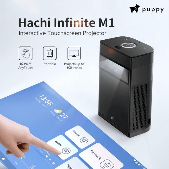 Hachi M1 Infinite Touch Short Throw Projector | Android OS | Google Playstore | Netflix ...