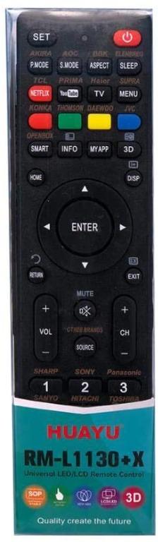 Huayu Rm L1130 X Tv Universal Remote Tv And Home Appliances Tv