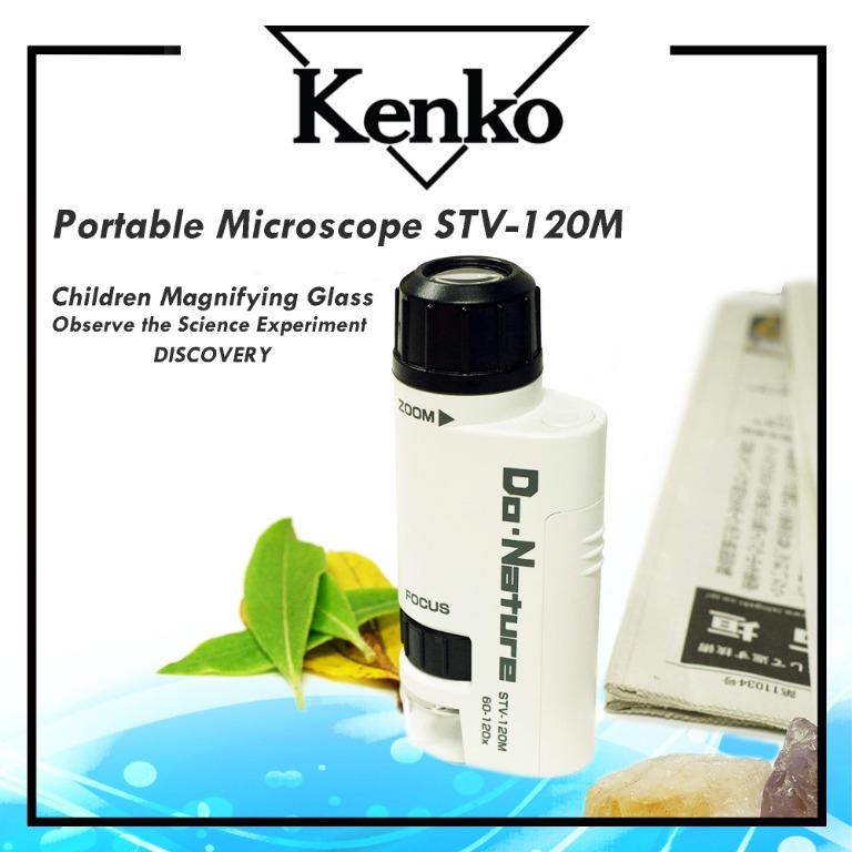 Kenko (Japan) Portable Microscope STV-120M Children Magnifying Glass ...