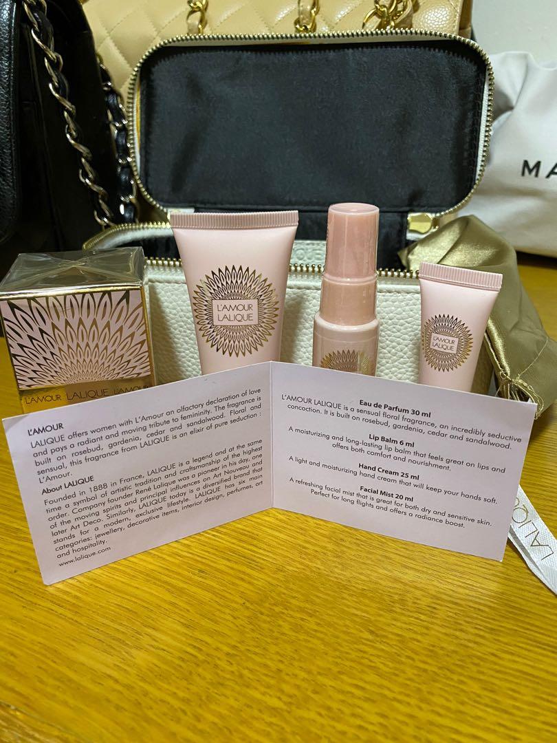 Lalique SQ First Class Suites Ladies Amenity Kit, Furniture & Home ...