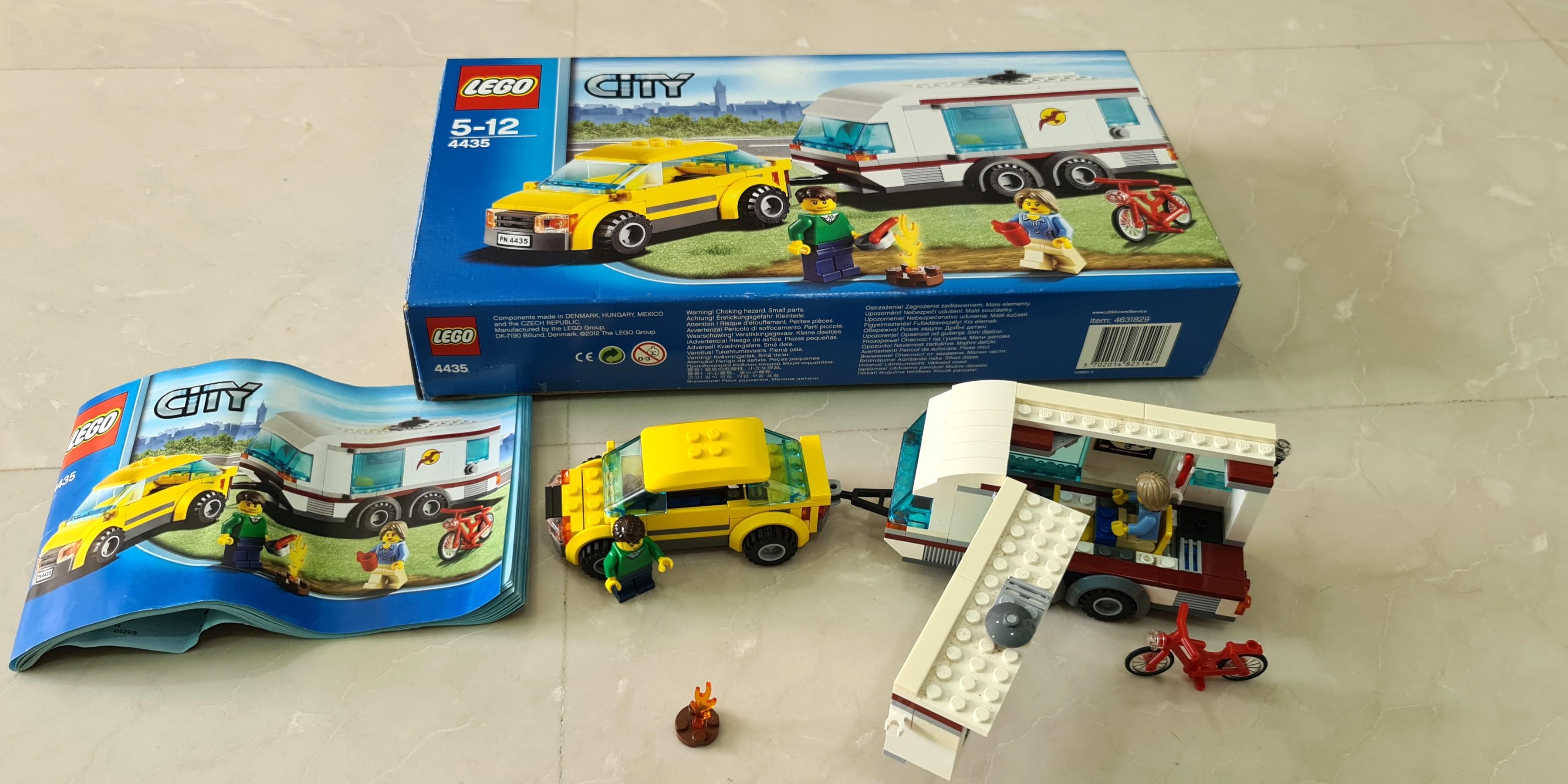 Lego City 4435 Car and Caravan, Hobbies & Toys, Toys & Games on Carousell