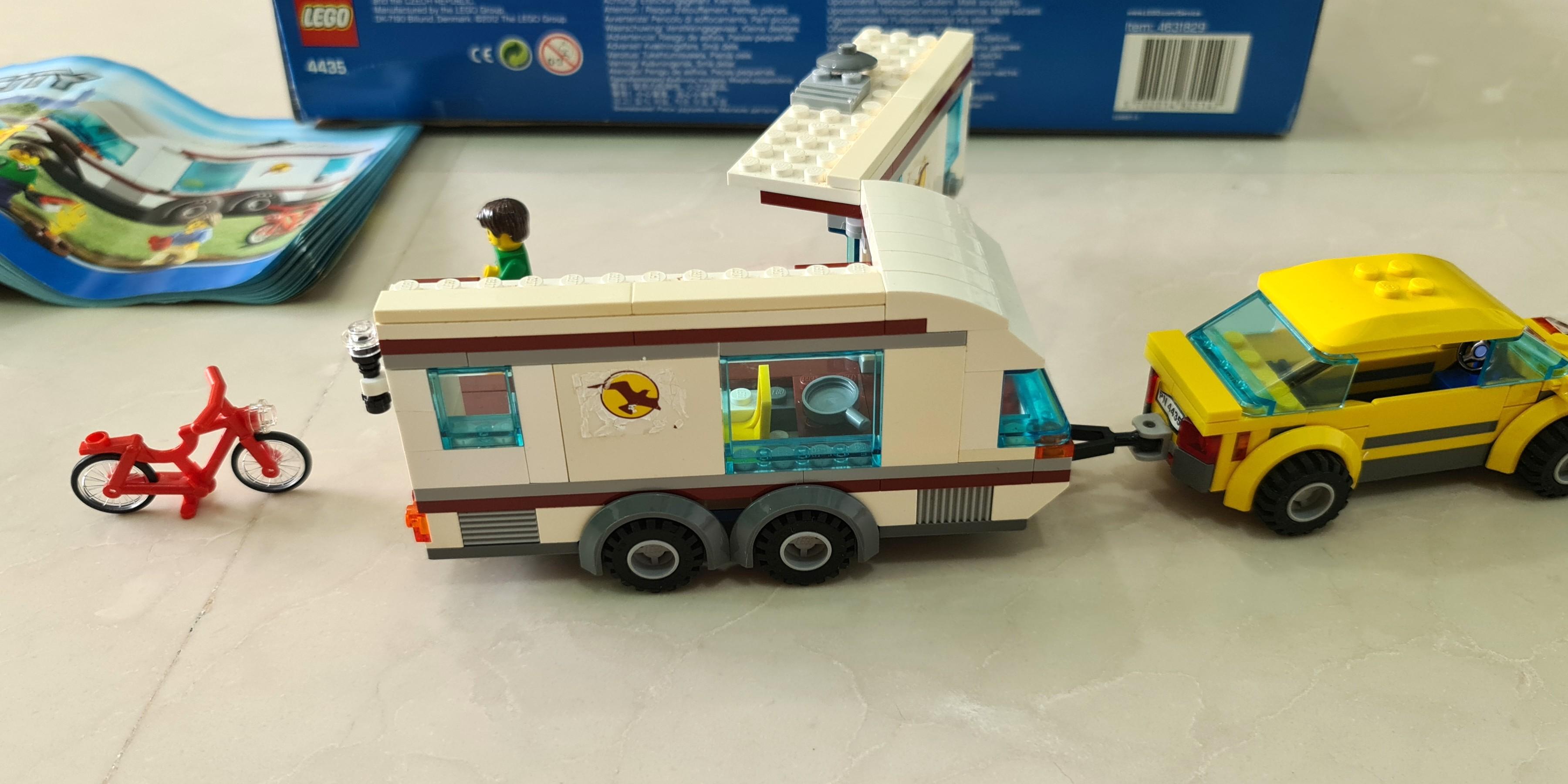 Lego City 4435 Car and Caravan, Hobbies & Toys, Toys & Games on Carousell