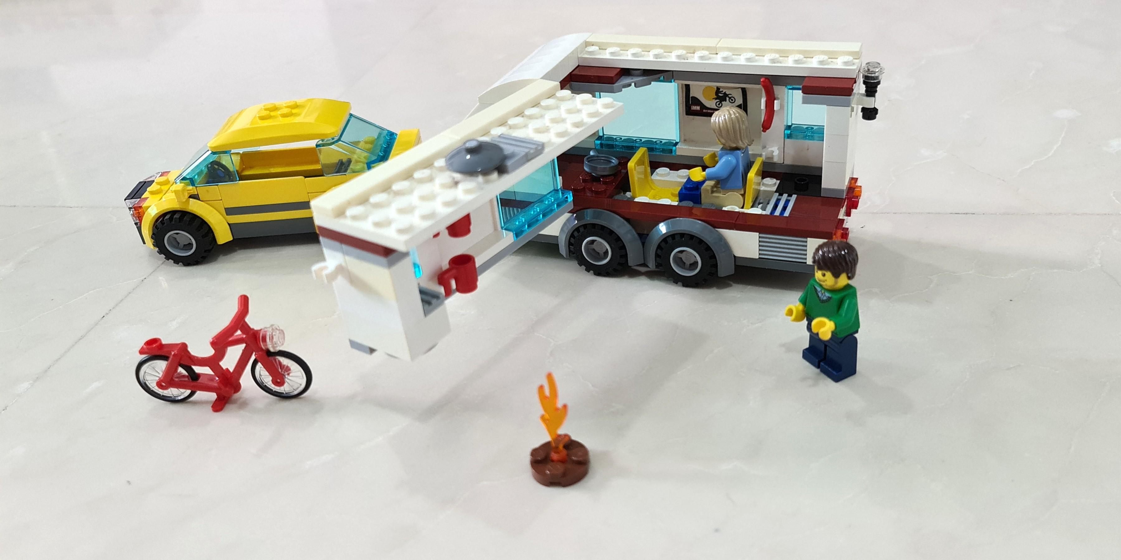 Lego City 4435 Car and Caravan, Hobbies & Toys, Toys & Games on Carousell