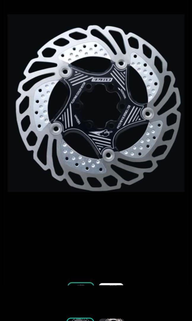 lIIPRO Ultralight Heat Dissipation Floating Disc Brake Rotors 160mm ...