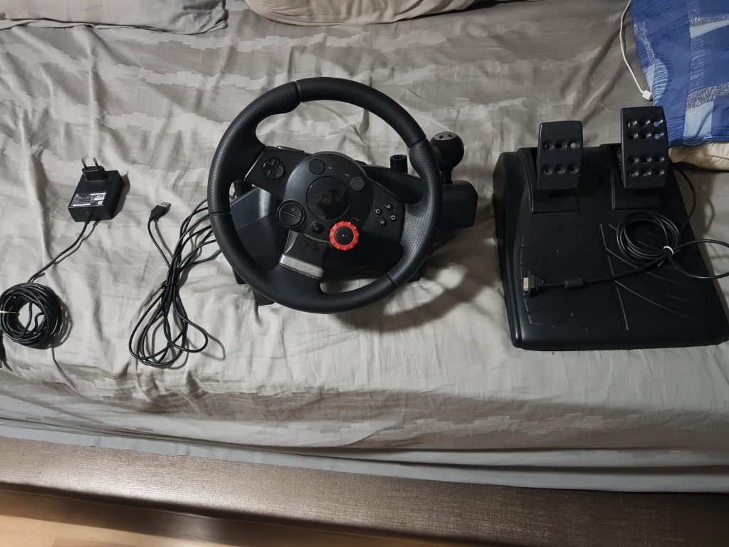 Logitech Driving Force GT Steering Wheel, Video Gaming, Video Game ...