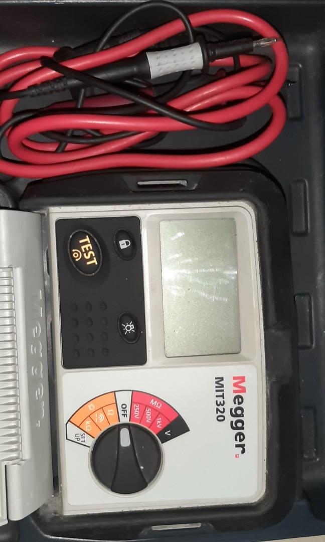 MEGGER MIT320 1kv insulation tester, Commercial & Industrial ...
