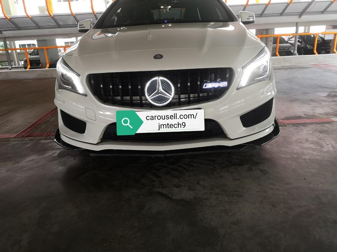 Mercedes CLA W117 front bumper GT sports Grille Fender with ...